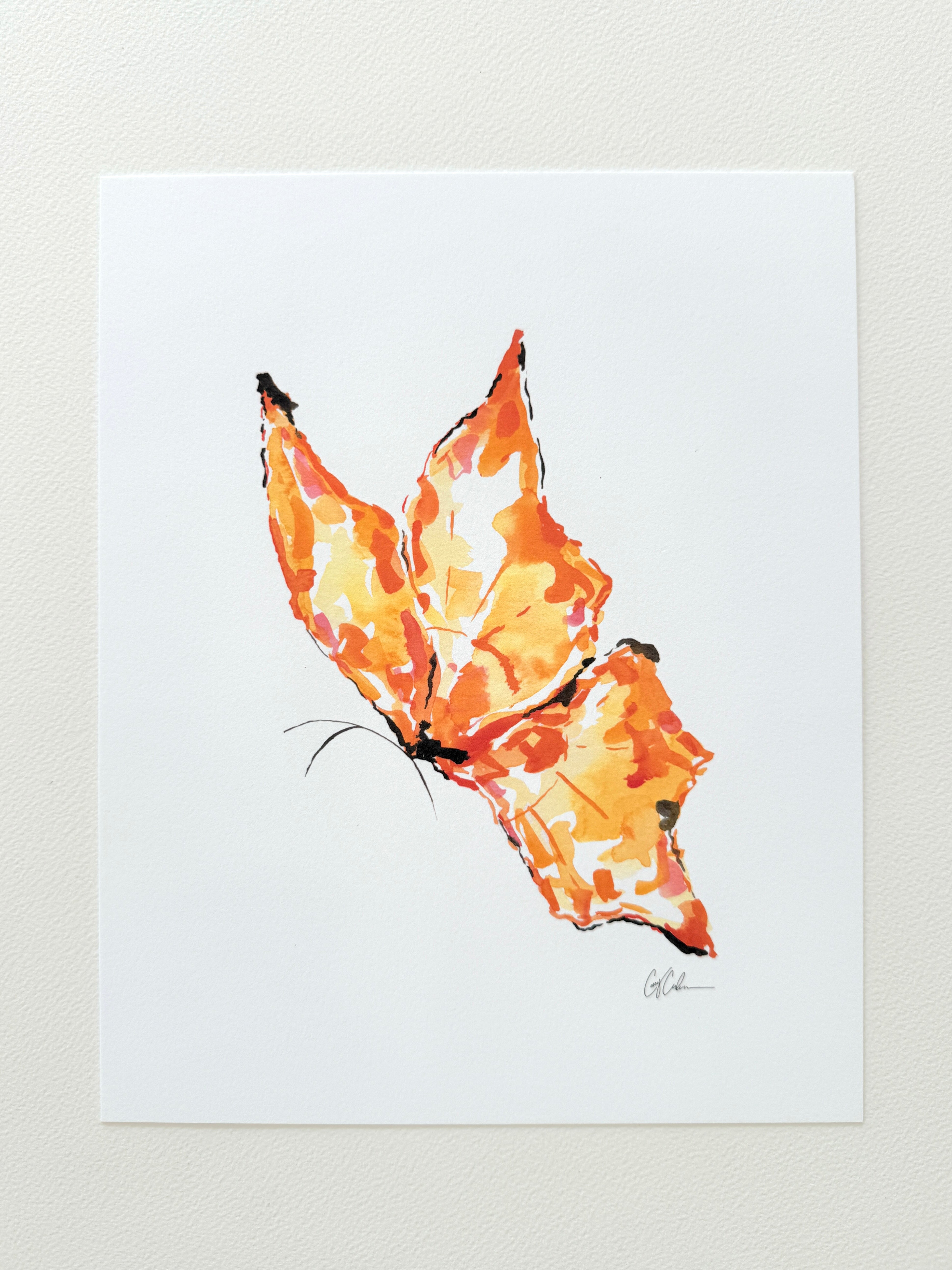 Orange Respira Butterfly – Casey Creates